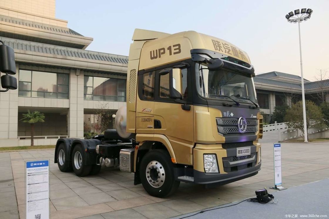 SHACMAN X3000 6x4 Tractor Truck EuroV 480HP White Truck Tractor Head