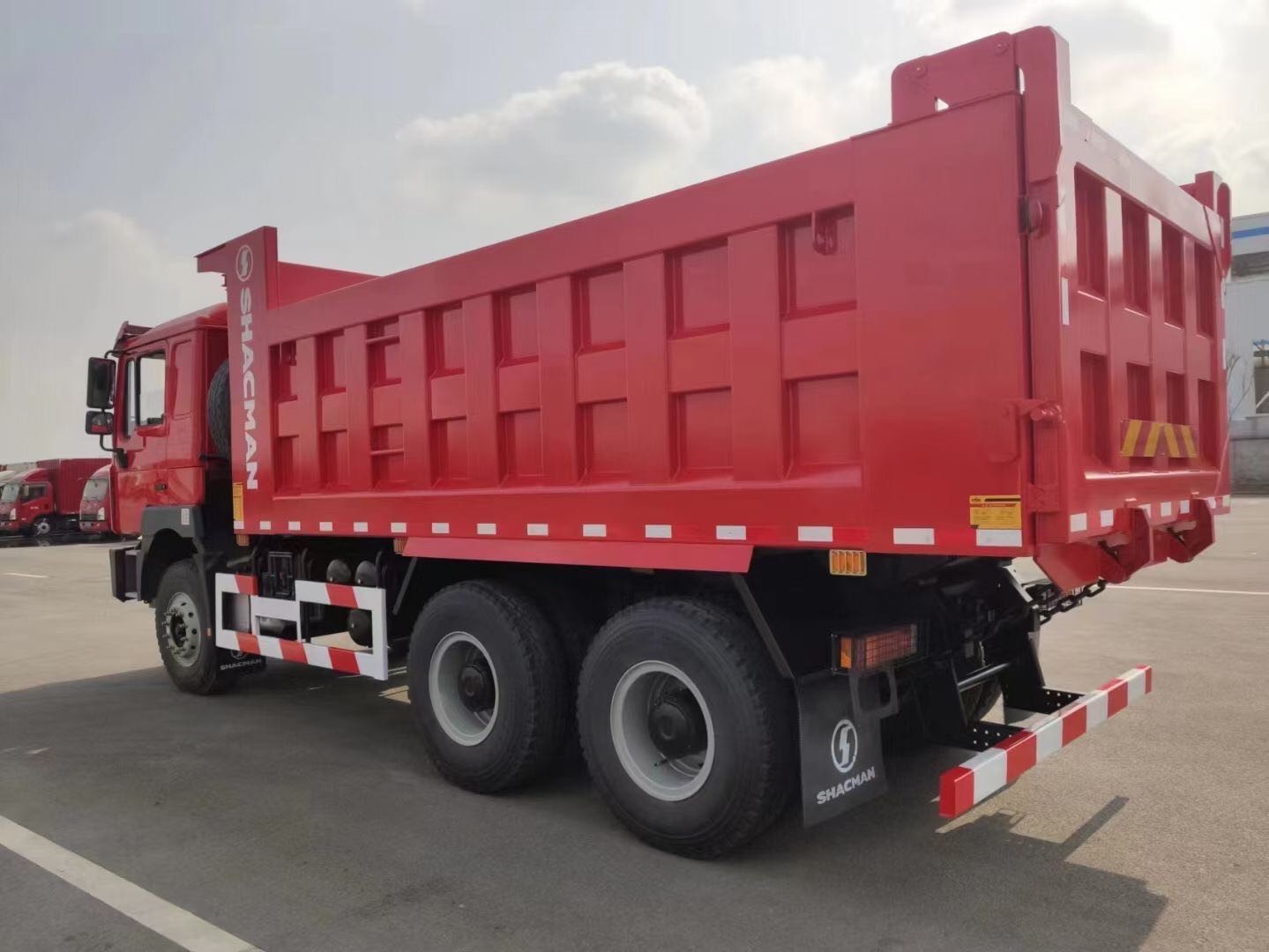 SHACMAN F3000 6x4 Dump Truck 380hp EuroII Red Construction Truck