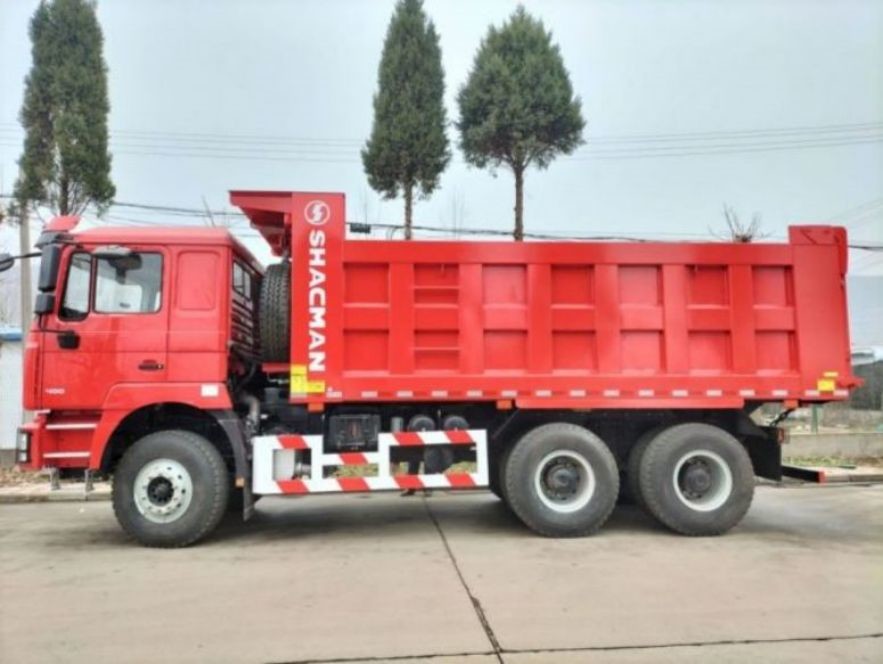 SHACMAN F3000 Heavy Duty Dump Truck 6x4 400 EuroII Red Tipper WEICHAI ...
