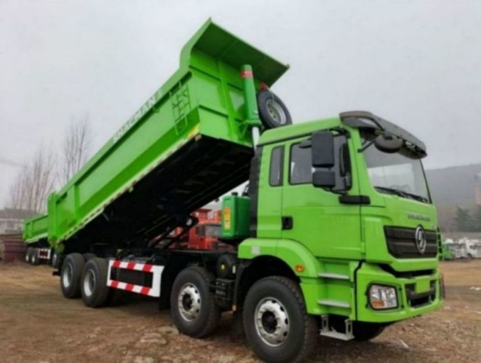 SHACMAN H3000 Tipper Truck 8x4 350Hp EuroV Green