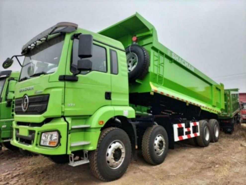 SHACMAN H3000 Tipper Truck 8x4 380Hp EuroV Green