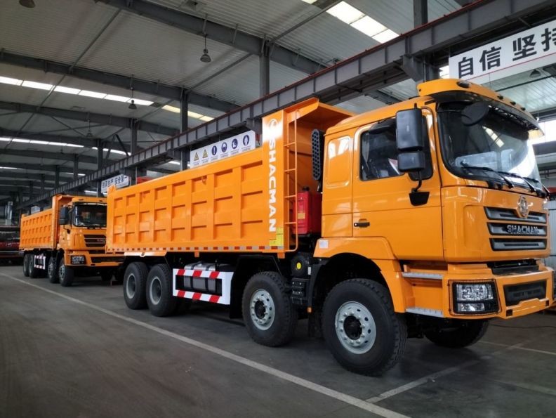 SHACMAN F3000 Tipper Truck 8x4 380Hp EuroII Yellow Dump Truck WEICHAI ...