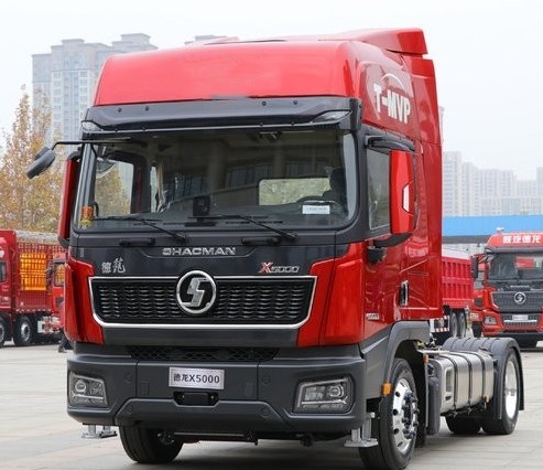 SHACMAN X5000 Tractor Head 6x4 460HP EuroV Red Truck Tractor Head