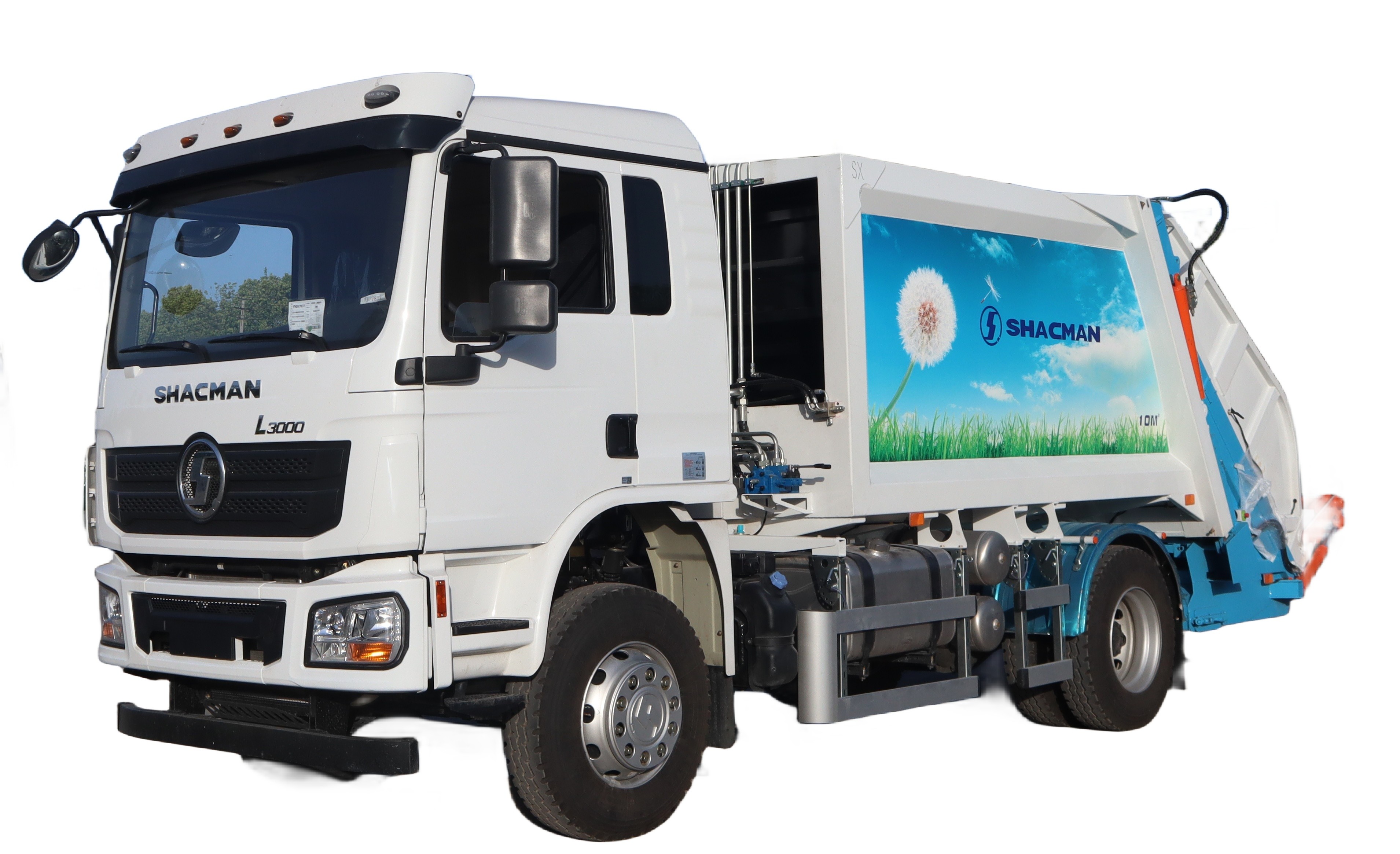 L3000 Compression Garbage Truck SHACMAN Garbage Truck 4x2 240hp Euro II ...