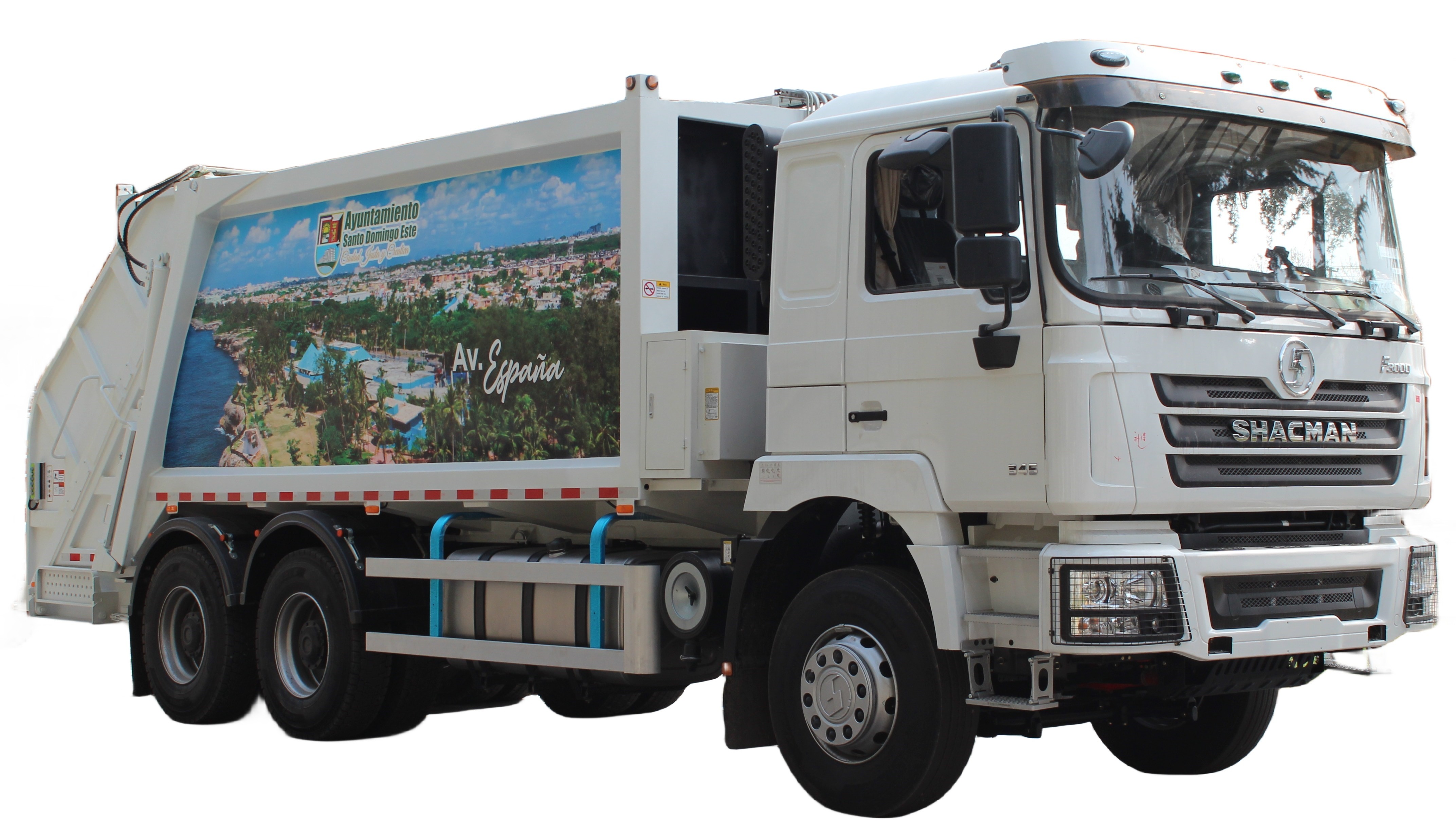 F3000 Compression Garbage Truck 6x4 Waste Management Garbage Truck 336hp