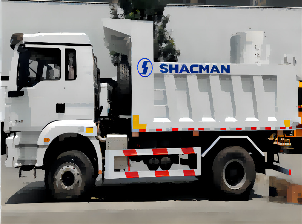 H3000 Light Dump Truck 4X2 340hp Euroll White SHACMAN Tipper Truck