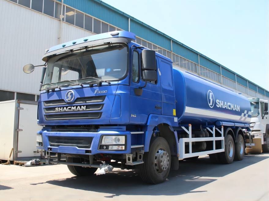 F3000 5000 Gallon Water Tanker Trucks SHACMAN Blue Water Truck