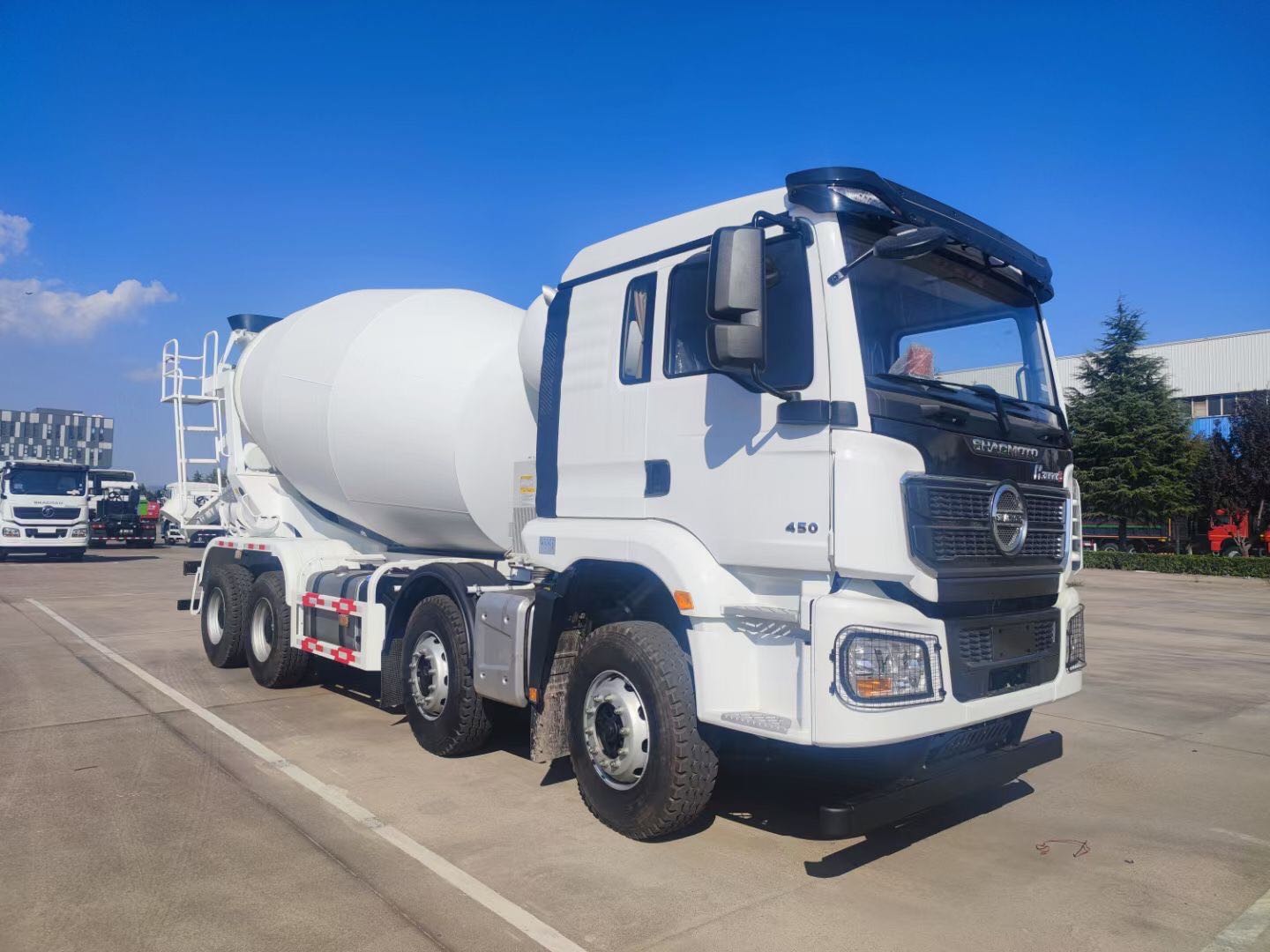 8x4 Concrete Conveyor Truck SHACMAN H3000 Concrete Transit Mixer 375HP ...