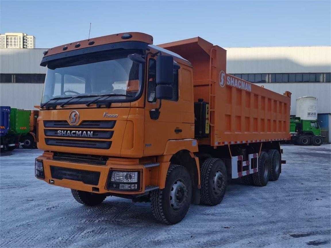 SHACMAN F3000 8x4 380Hp EuroV Dump Truck Double Stage Axle With WEICHAI Engine