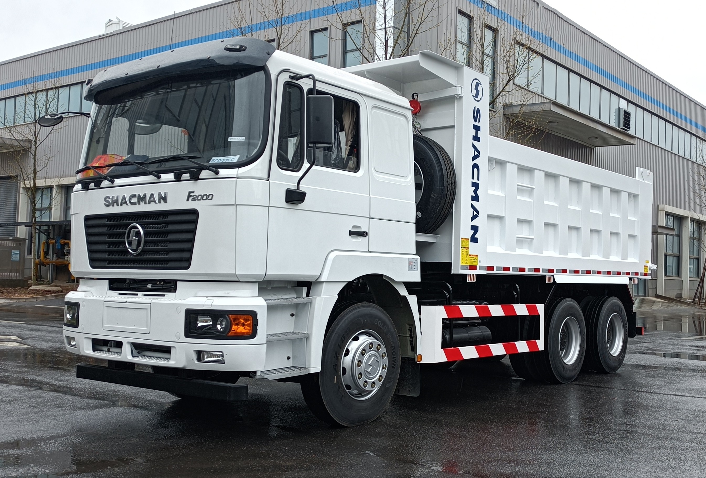 F2000 SHACMAN 290hp WEICHAI Euro II Diesel Engine 6x4 Dump Truck 12R22 ...