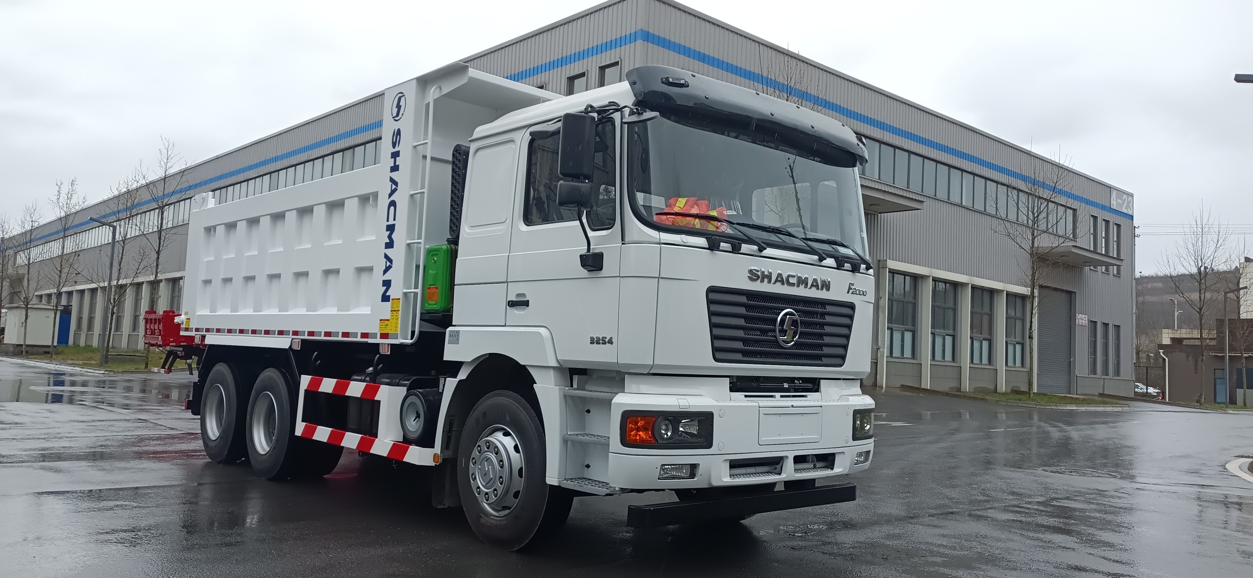 F2000 SHACMAN 290hp WEICHAI Euro II Diesel Engine 6x4 Dump Truck 12R22 ...
