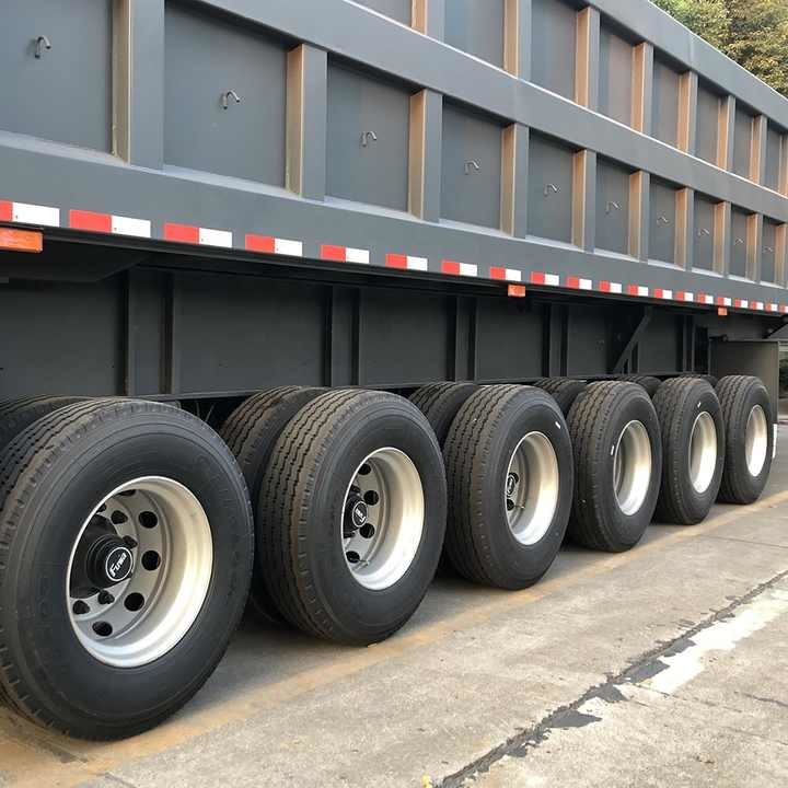 SHACMAN CIMC Tipping Dumper Semi Trailer Front Lifting Tipper Trailer Truck