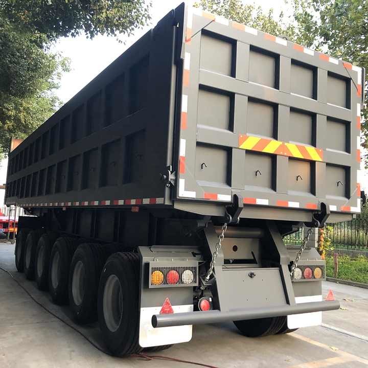 SHACMAN CIMC Tipping Dumper Semi Trailer Front Lifting Tipper Trailer Truck
